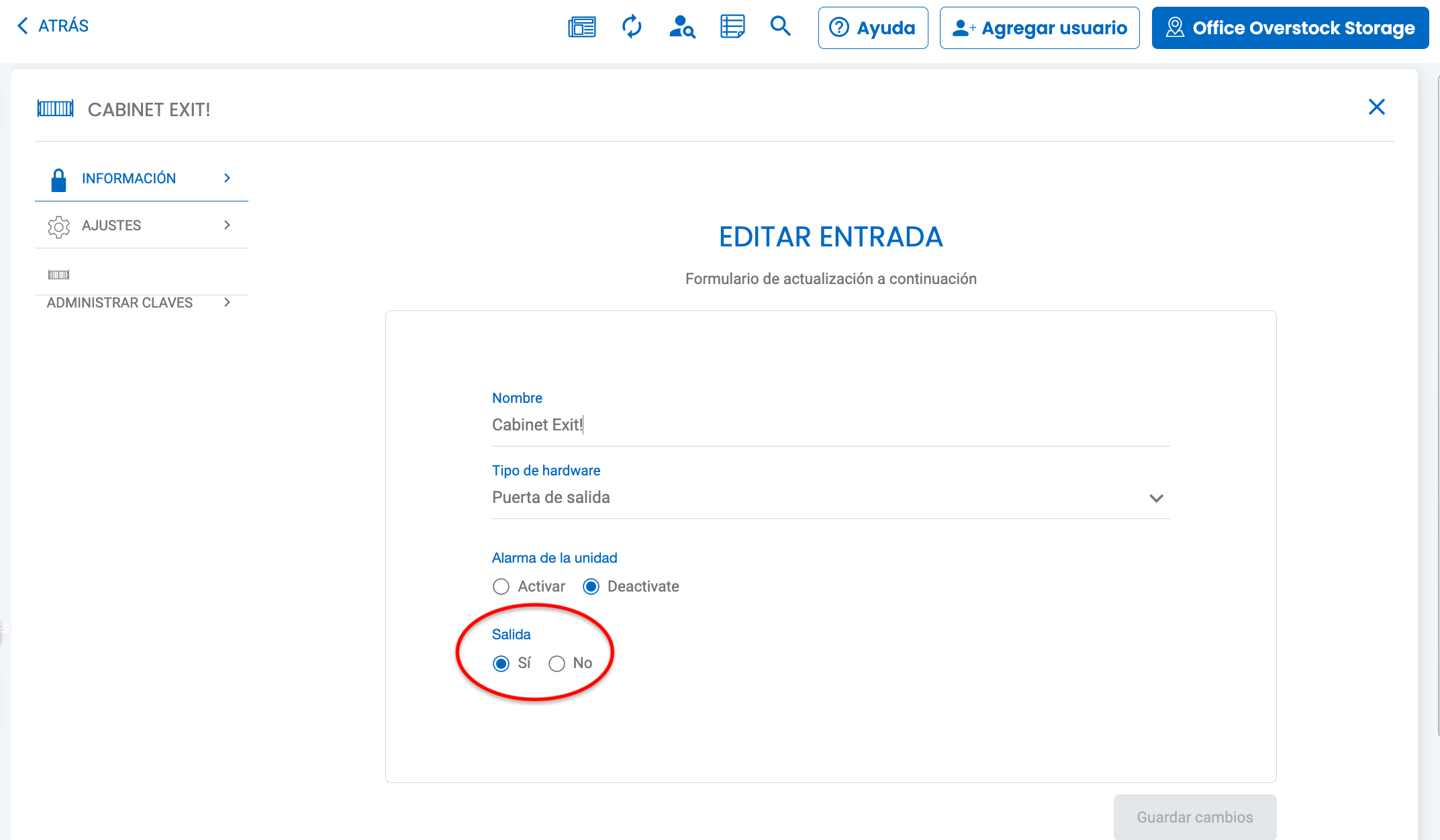 Usuarios inactivos--Widget del panel de control